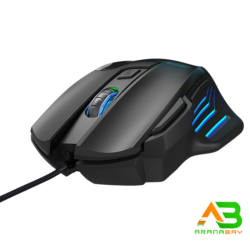 موس گیم سیم دار هیسکا (HISKA) مدل HX-MOG310 | فروشگاه اینترنتی آرانابی